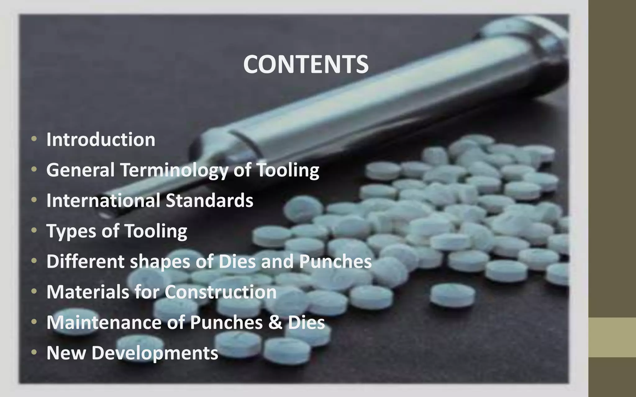 Tablet tooling | PPTX