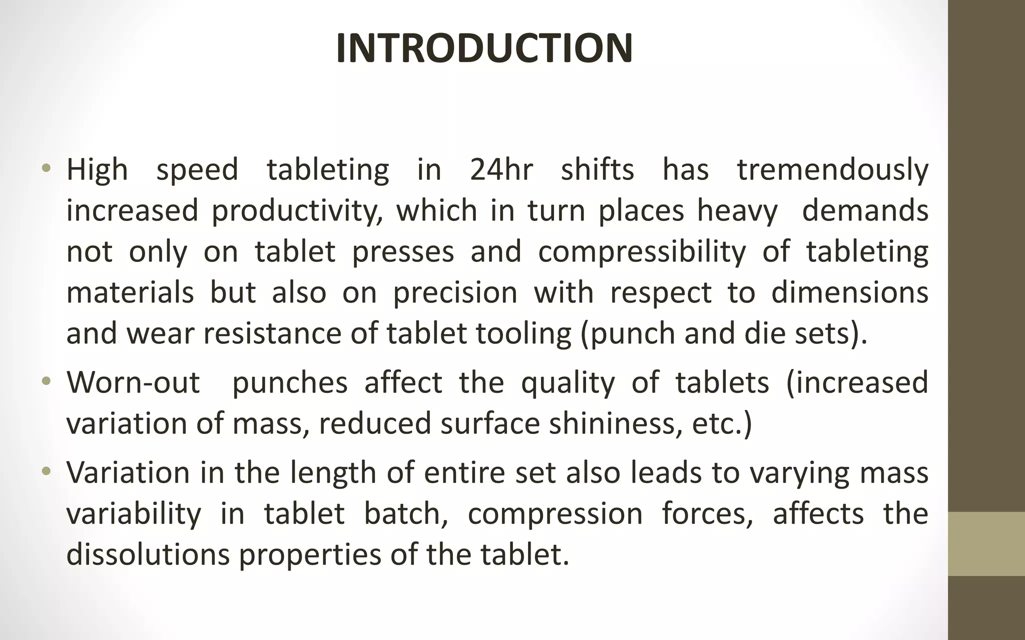 Tablet tooling | PPTX