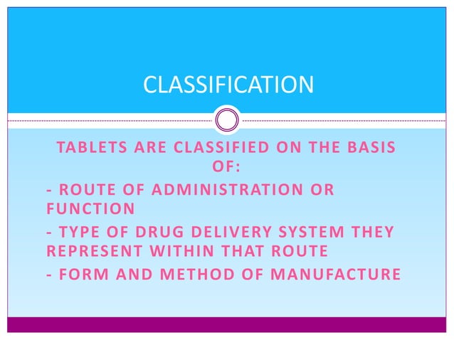 Tablet types and Excipients | PPTX | Pharmaceutical Industry | Industries