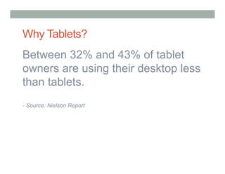 User Experience Design for Tablets | PPT