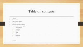 Tablet validation | PPT