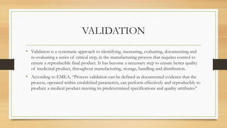 Tablet validation | PPT
