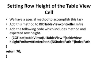 Table views | PPTX | Programming Languages | Computing