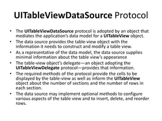 Table views | PPTX | Programming Languages | Computing