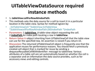 Table views | PPTX | Programming Languages | Computing