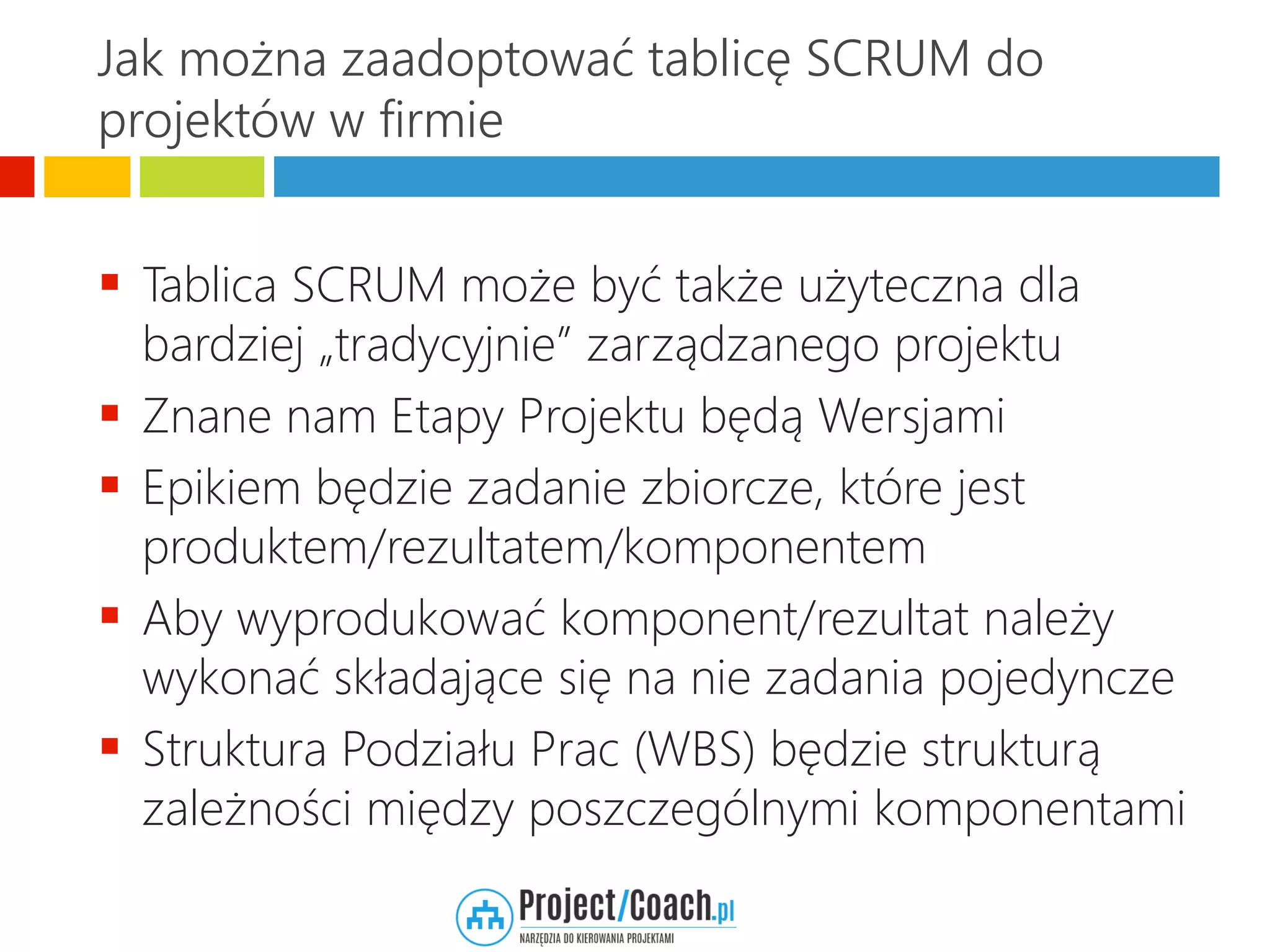 Tablica SCRUM w JIRA | PPTX