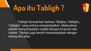 Presentasi Tabligh kelas XI SMA | PPTX