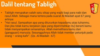 Presentasi Tabligh kelas XI SMA | PPTX