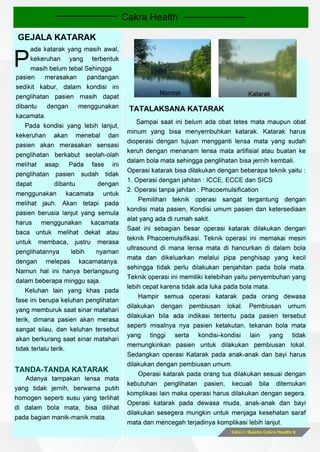 Tabloid cakra health ed.01