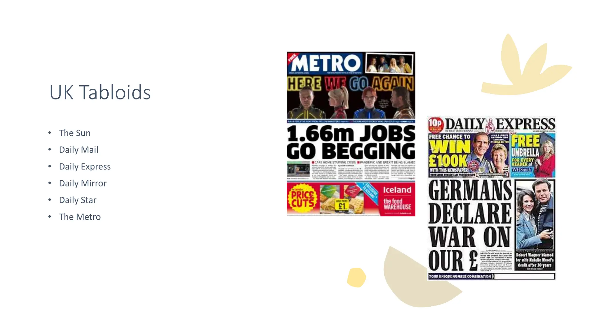 Tabloid Codes and Conventions.pptx | Web Design and HTML | Internet