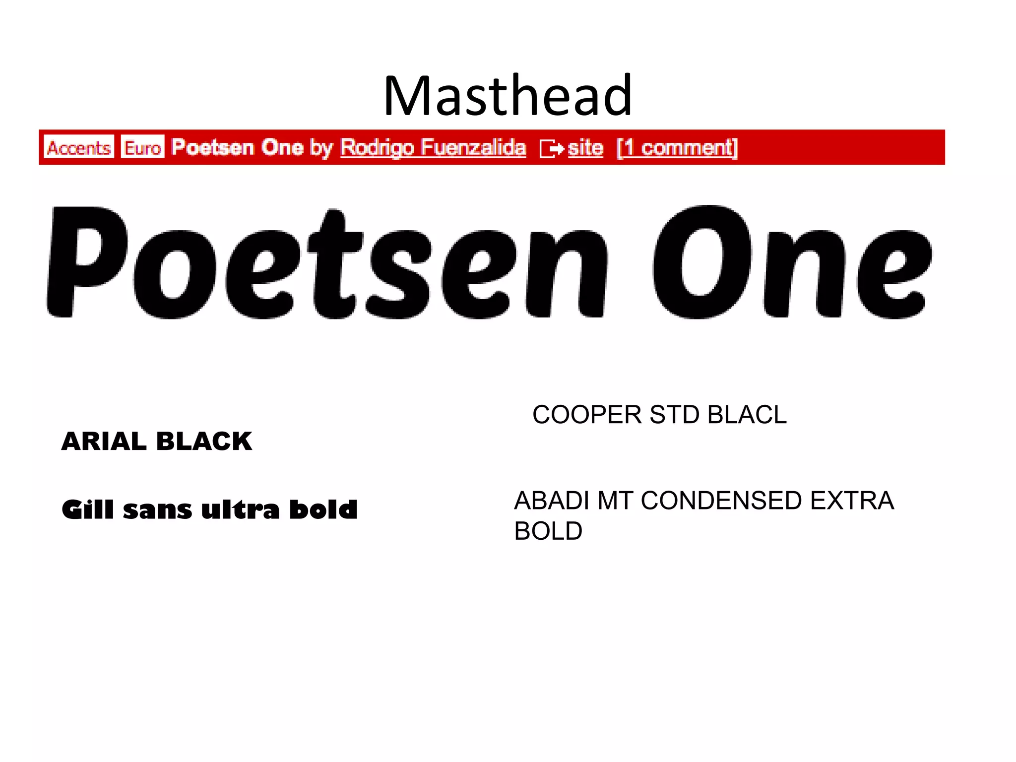 Tabloid flatplan | PPTX