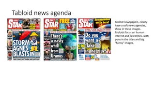 Tabloid newspaper conventions | PPT