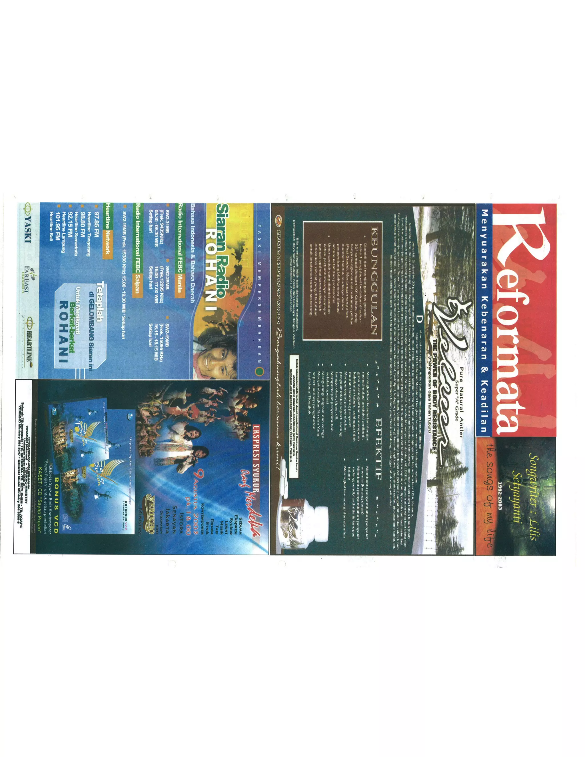 Tabloid reformata edisi 5, agustus 2003 | PDF
