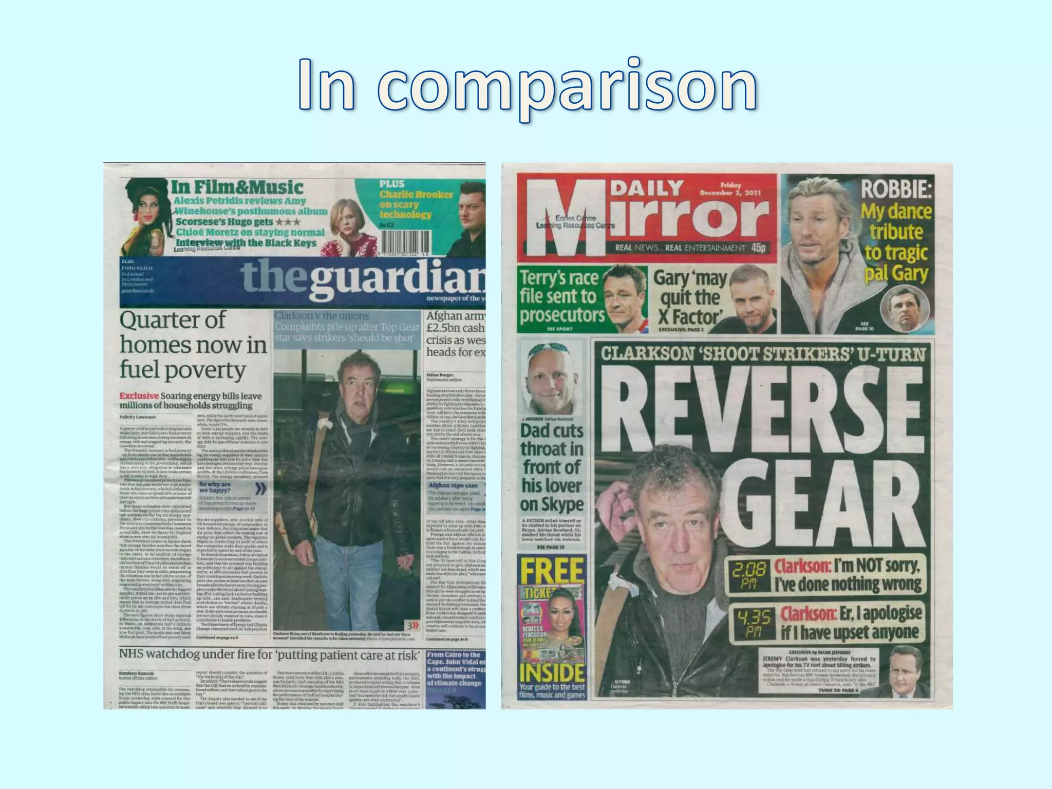 Tabloid vs broadsheet | PPTX