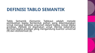 Tablo Semantik untuk Logika Predikat.pptx