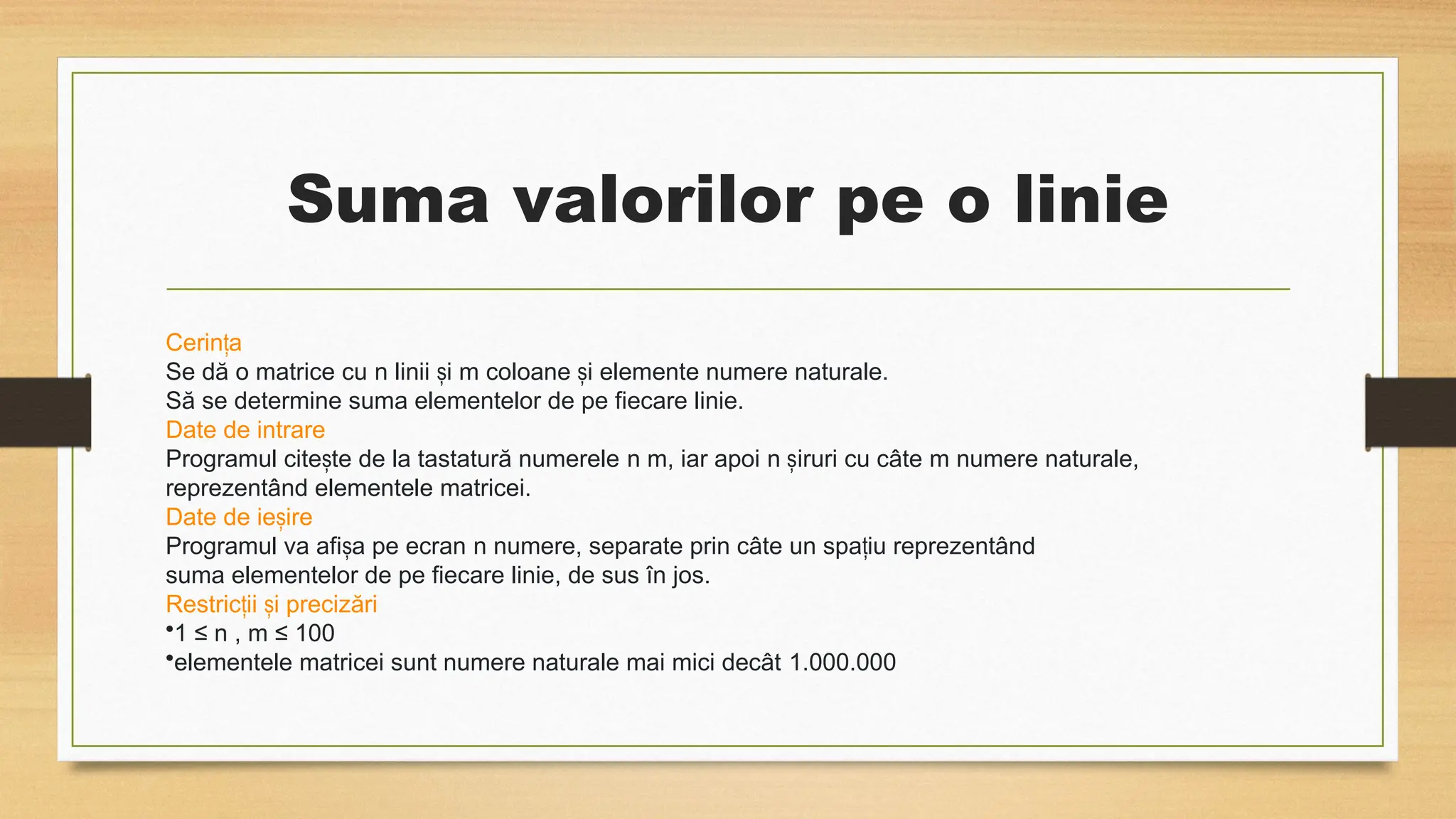 Tablouri bidimensionale cu exemple de program | PPTX