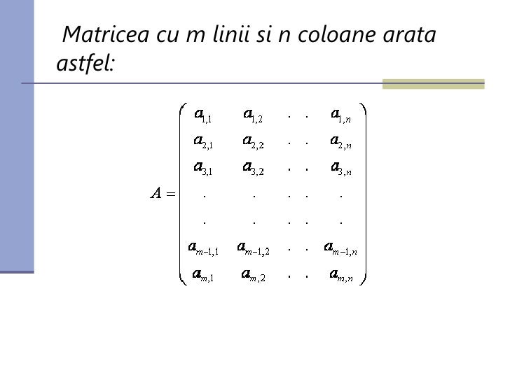Tablouri bidimensionale