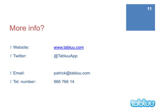 Tabluu slideshare | PPTX | Computing | Technology & Computing