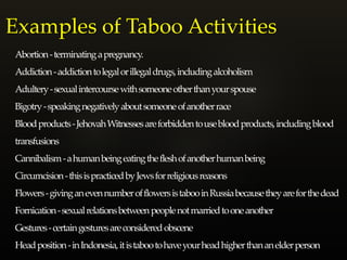 Taboo | PPT