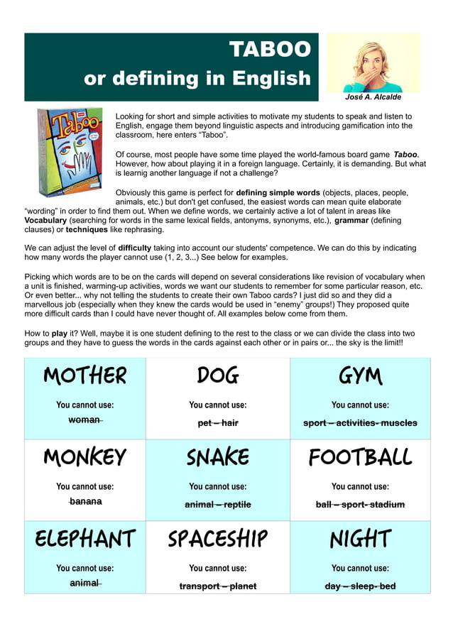 Taboo terms and their grammar – taboo terms examples – ICDK