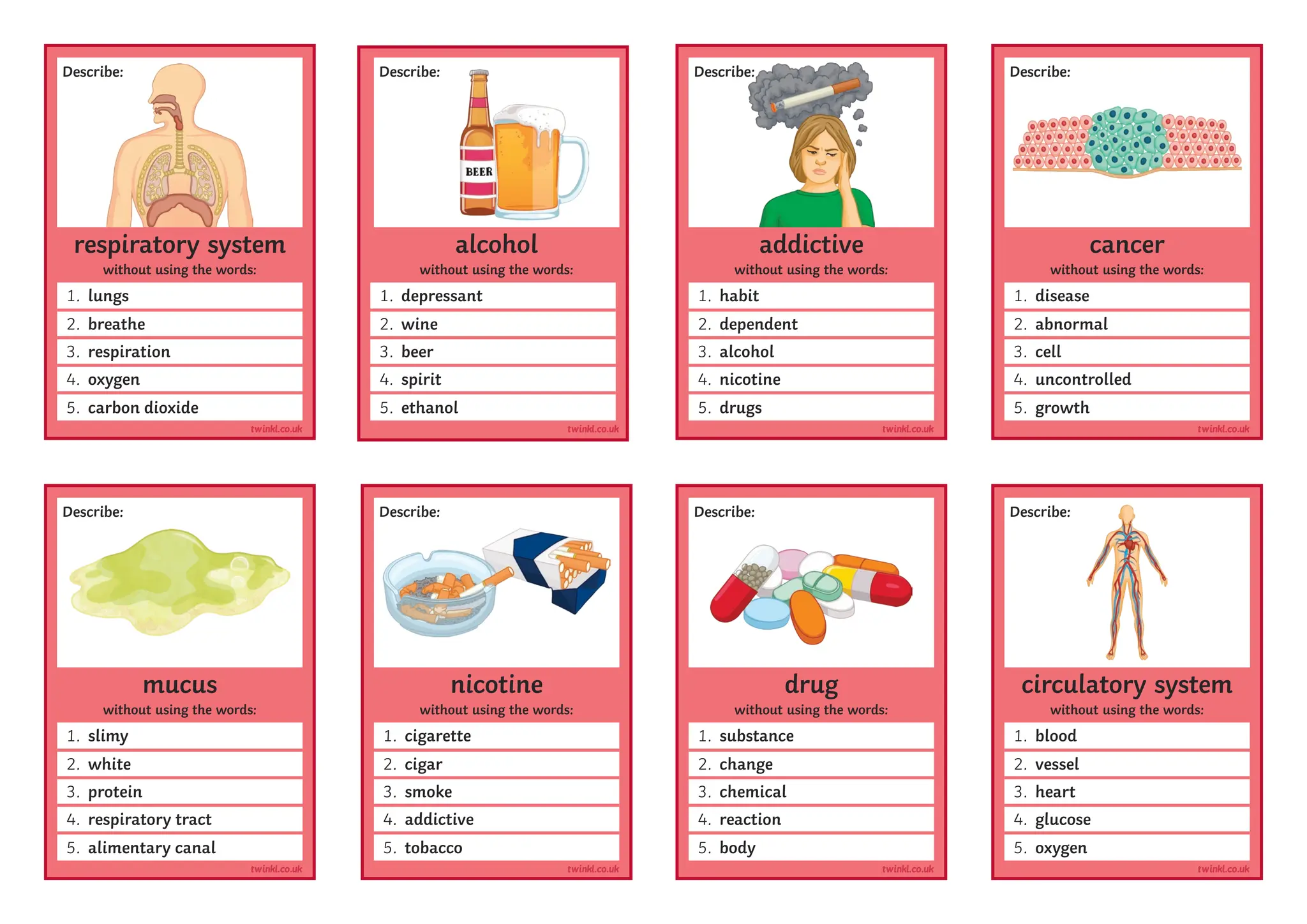 TABOO DISEASES GAME FOR KIDS AND TEENAGERS | PDF