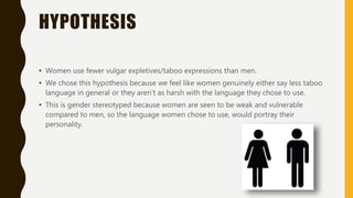 Taboo language | PPTX