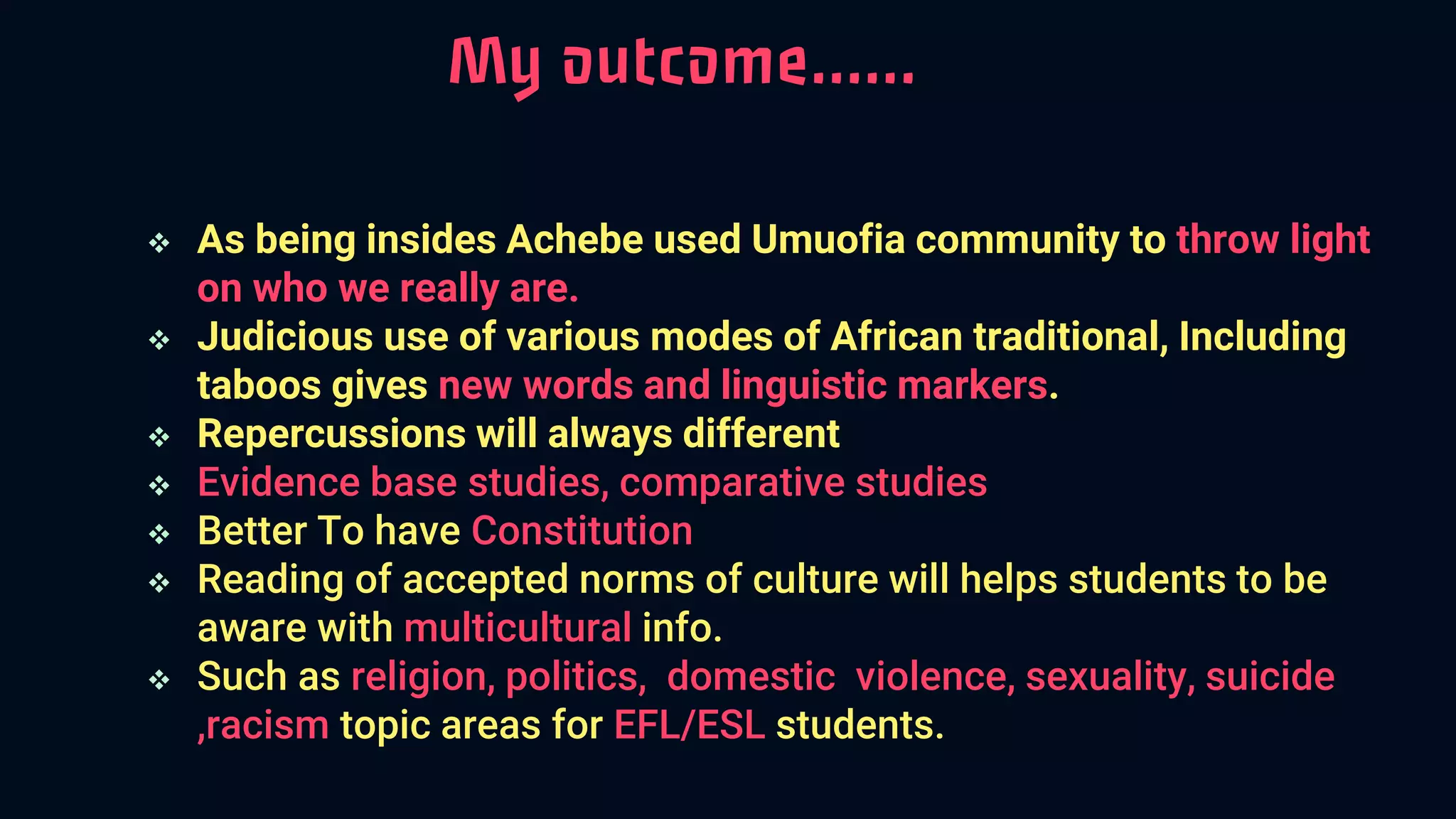 Taboos in tfa.pptx second | PPT