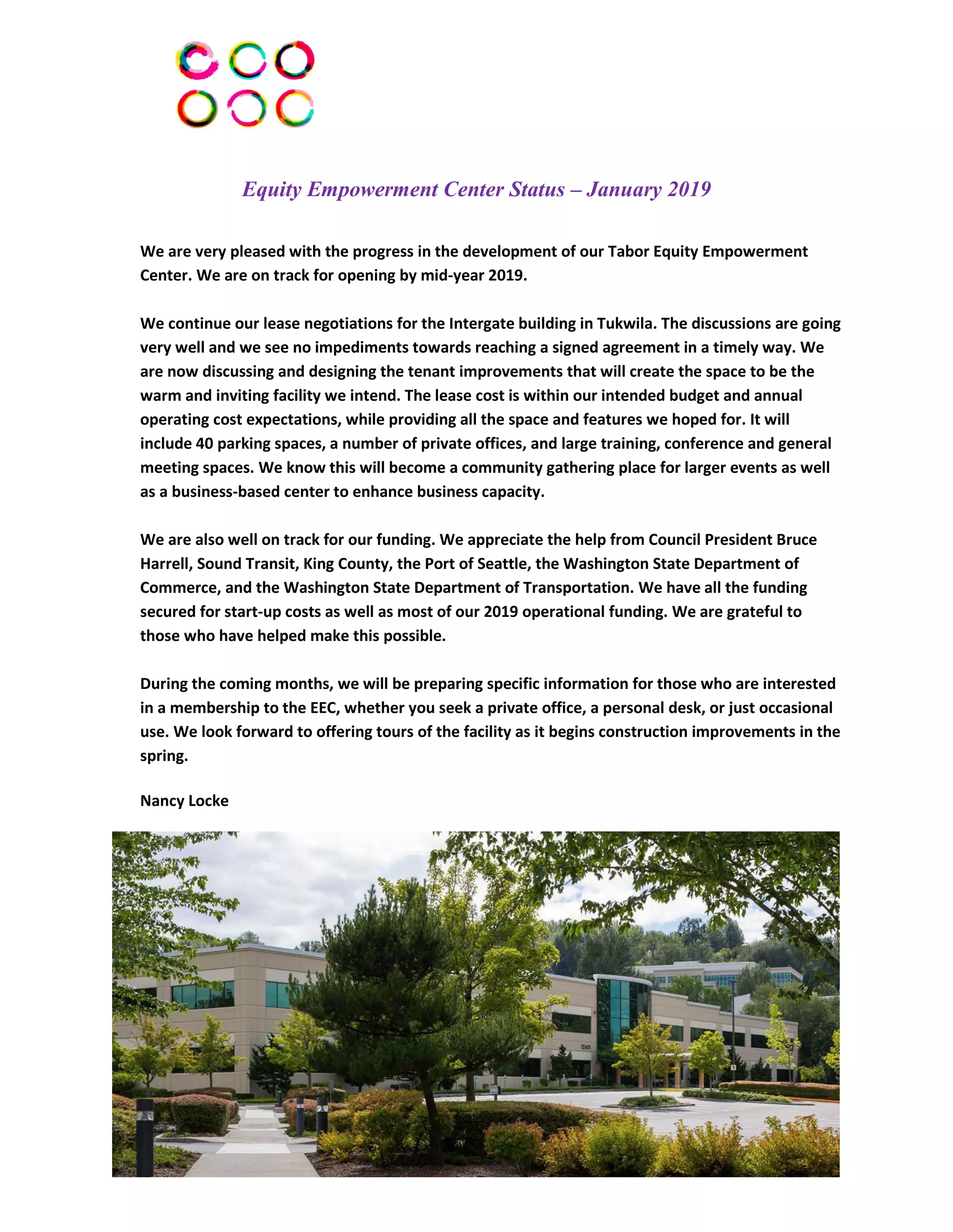Tabor 100 January 2019 Newsletter | PDF
