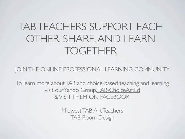 Tab presentation | PDF