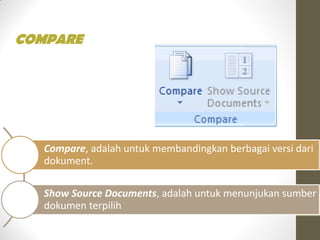 Tab Review dan View pada Microsoft Word | PDF