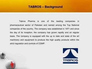 Tabros Pharma Pvt.Ltd. | PPT