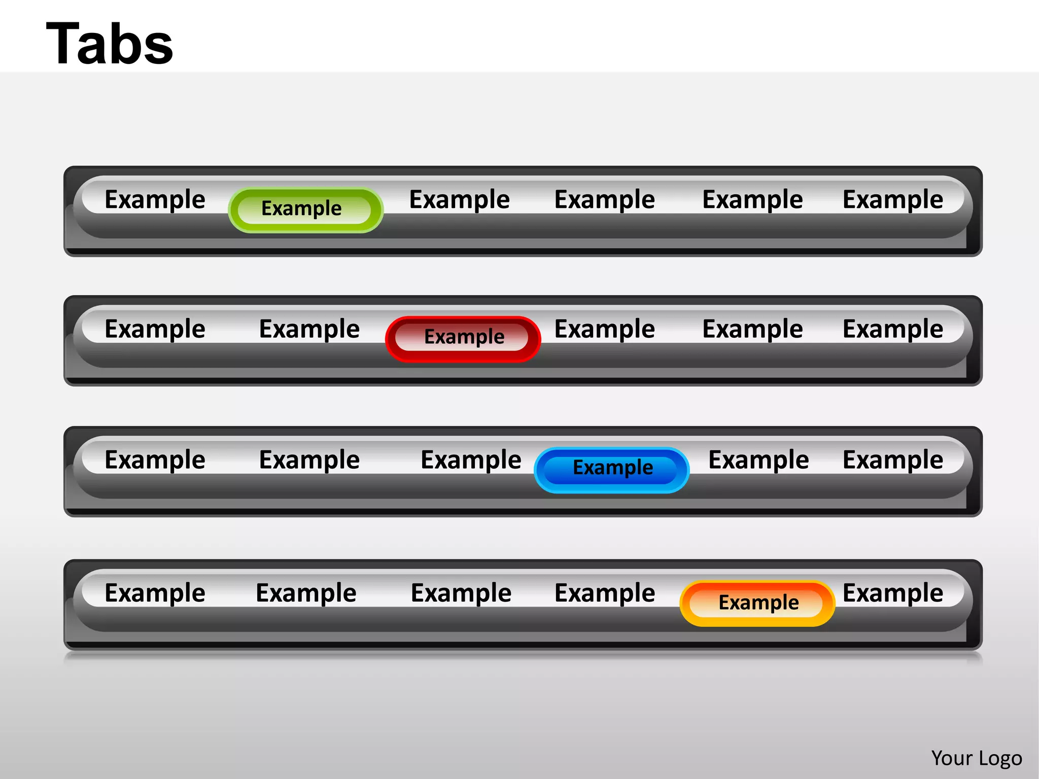 Tabs powerpoint presentation templates | PPTX