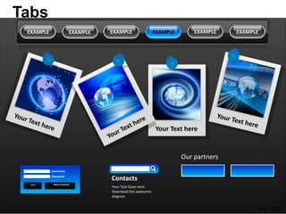 Tabs powerpoint presentation templates | PPTX