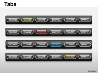 Tabs powerpoint presentation templates | PPTX