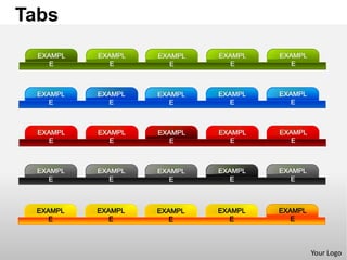 Tabs powerpoint presentation templates | PPTX