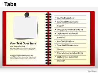 PowerPoint Tabs Template