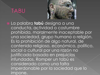 Tabù, totem y religiòn | PPTX