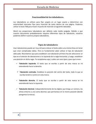 Tabuladores | PDF