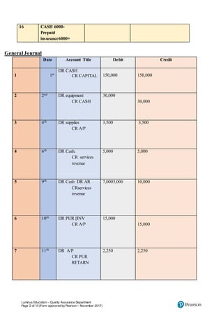 Tabular analysis | DOCX