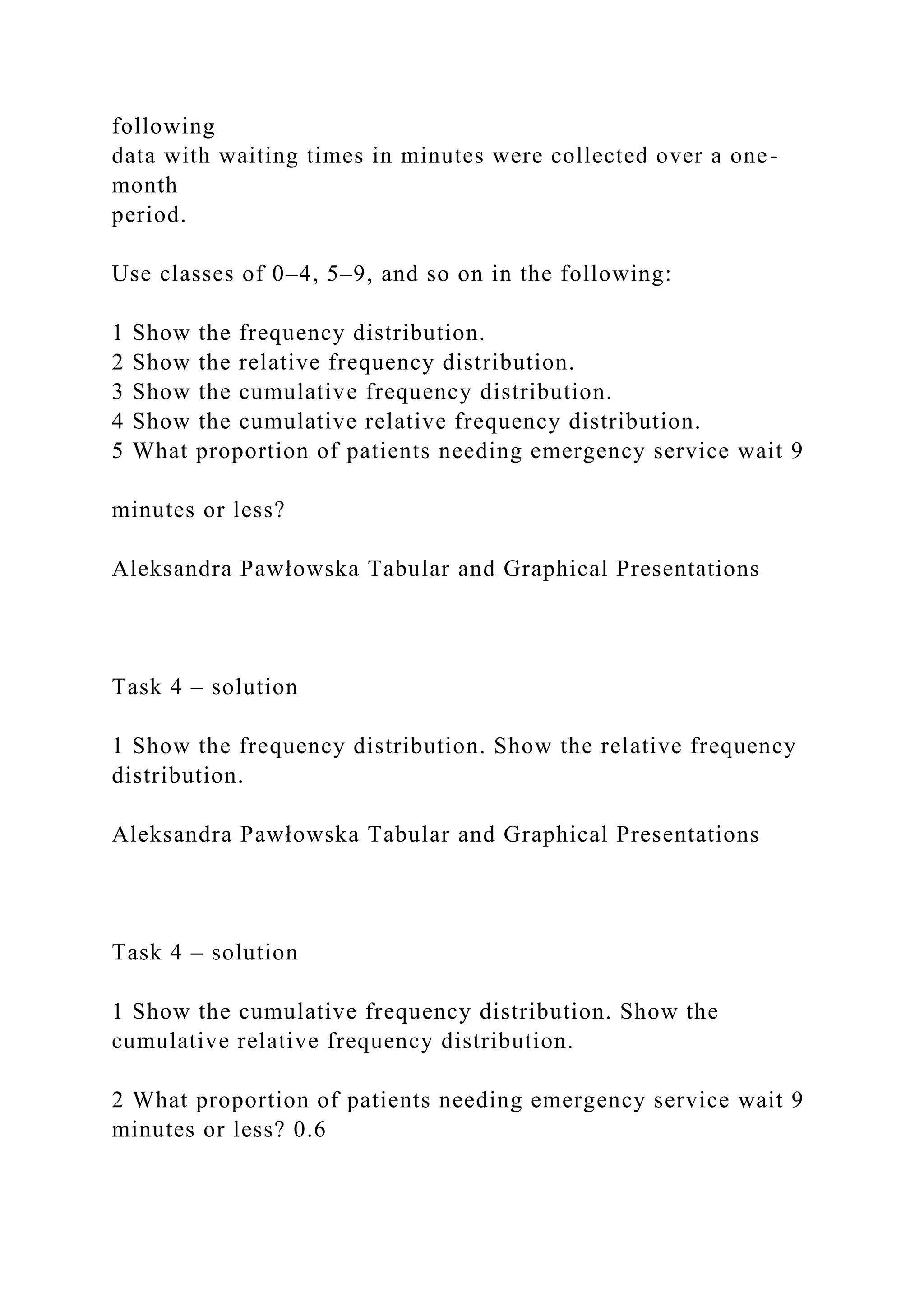 Tabular and Graphical PresentationsStatistics (exercises).docx