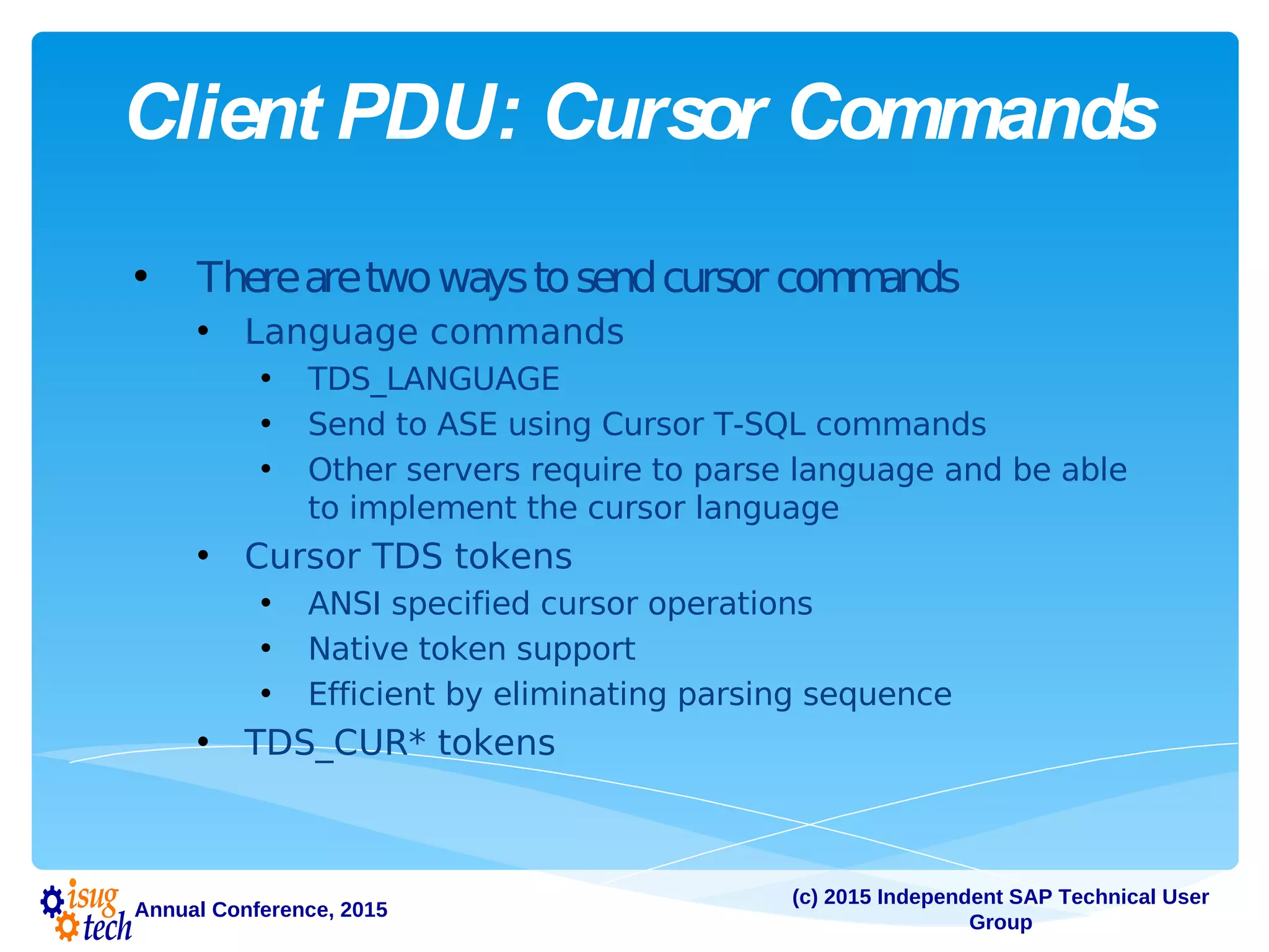 Tabular Data Stream The Binding Between Client And Sap Ase Pdf Databases Computer