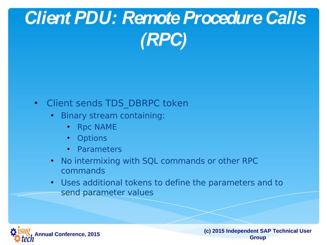 Tabular Data Stream The Binding Between Client And Sap Ase Pdf Databases Computer