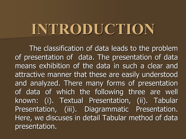 Tabulation Ppt Databases Computer Software And Applications