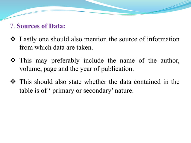 Tabulation | PPT | Databases | Computer Software and Applications