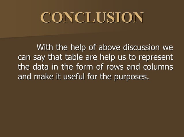 tabulation and cross tabulation: data processsing | PPT | Databases ...