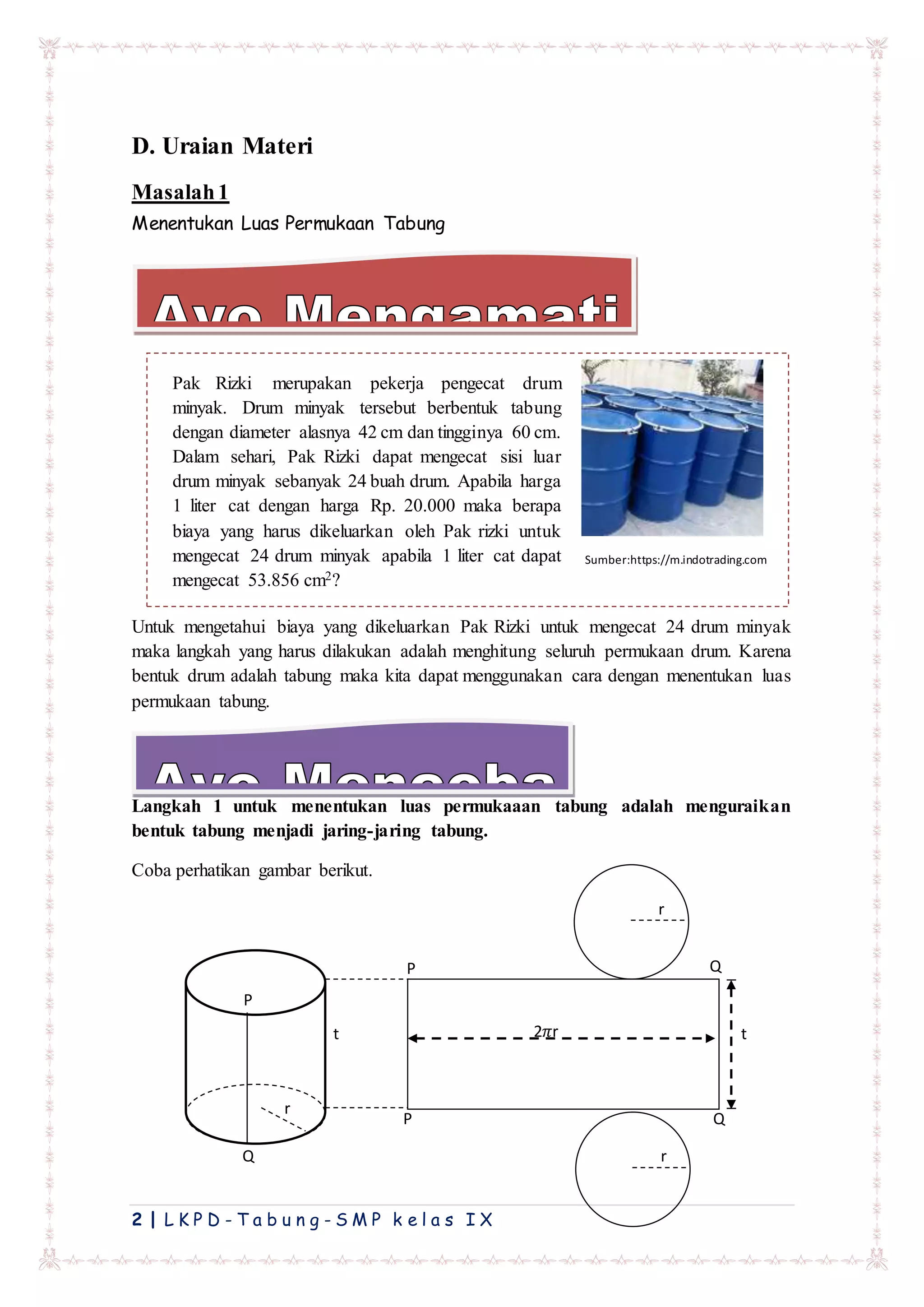 Tabung | DOCX