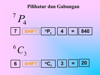 Penggunaan Kalkulator Saintifik -Taburan normal | PPTX