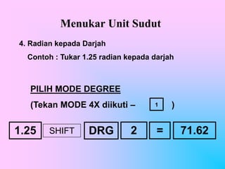 Penggunaan Kalkulator Saintifik - Taburan normal | PPTX