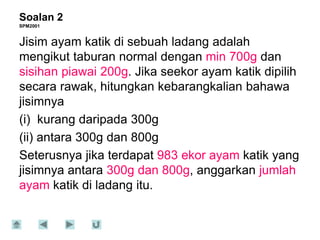 Taburan normal 1 | PPTX