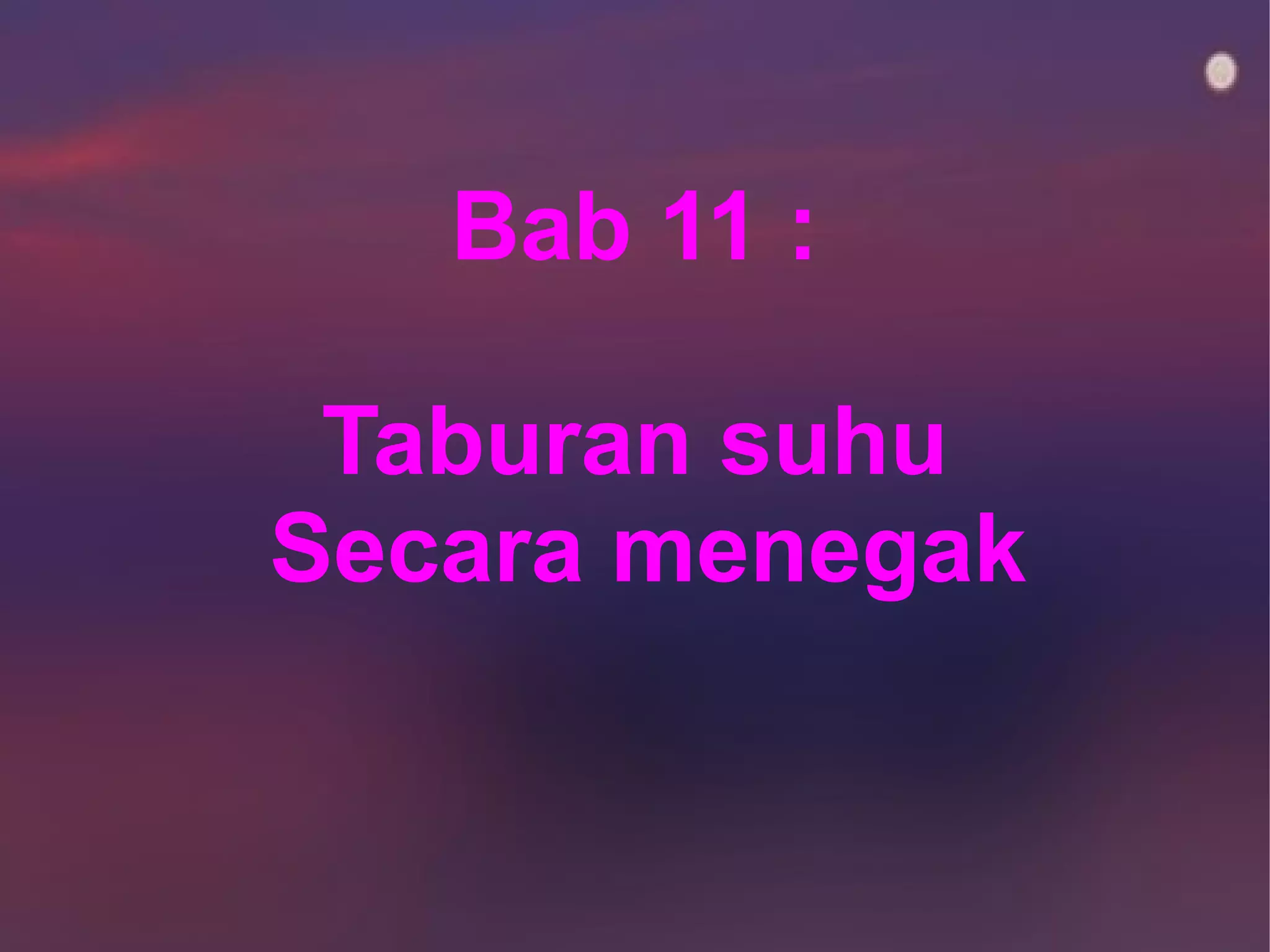 Taburan suhu secara menegak | ODP